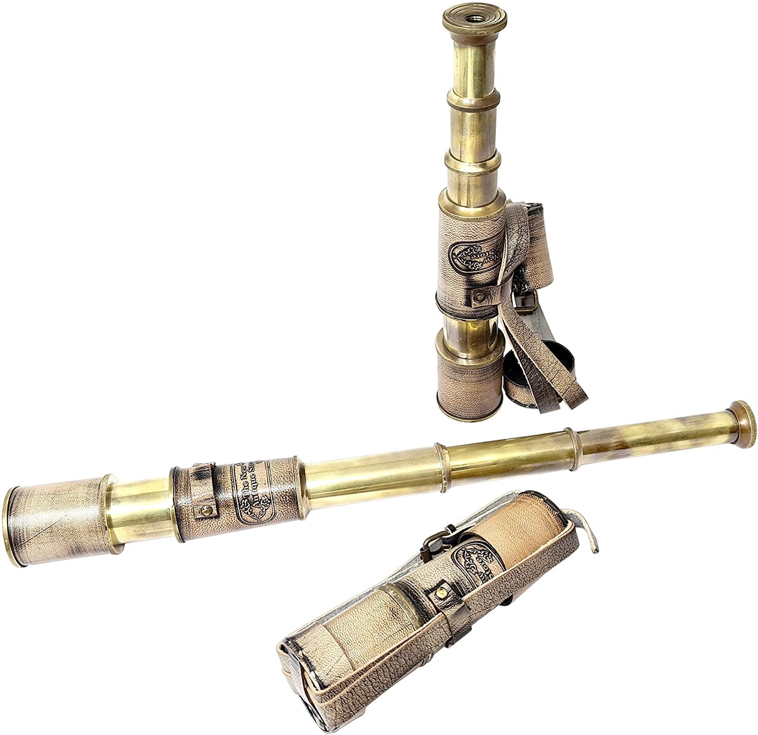 Ship Captain's Working Telescope | Brass Made Spyglass | Glass Optics ...