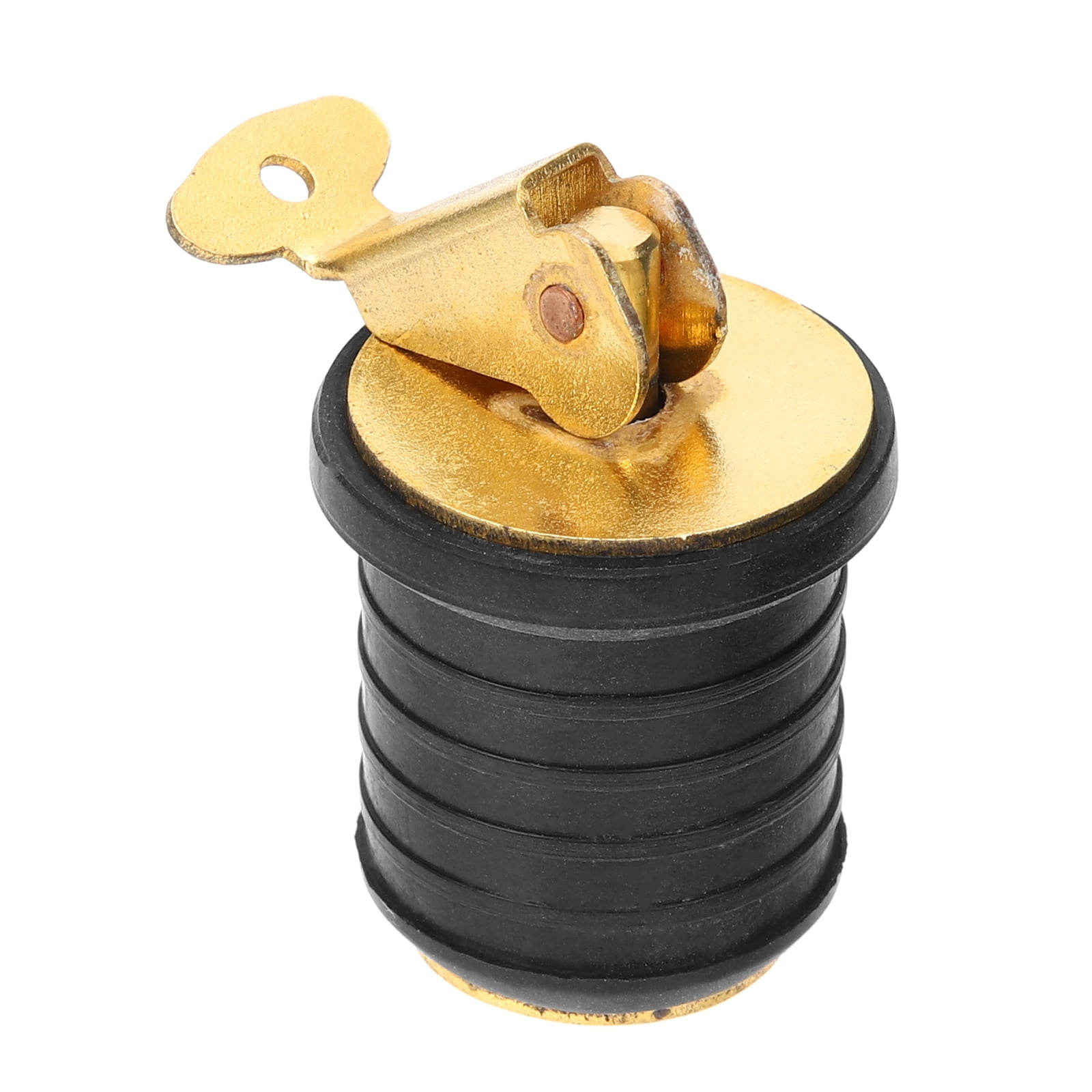 Nestingho Boating Marine Use Drain Plug Black Brass Rubber 1Pack 1.3x1 ...
