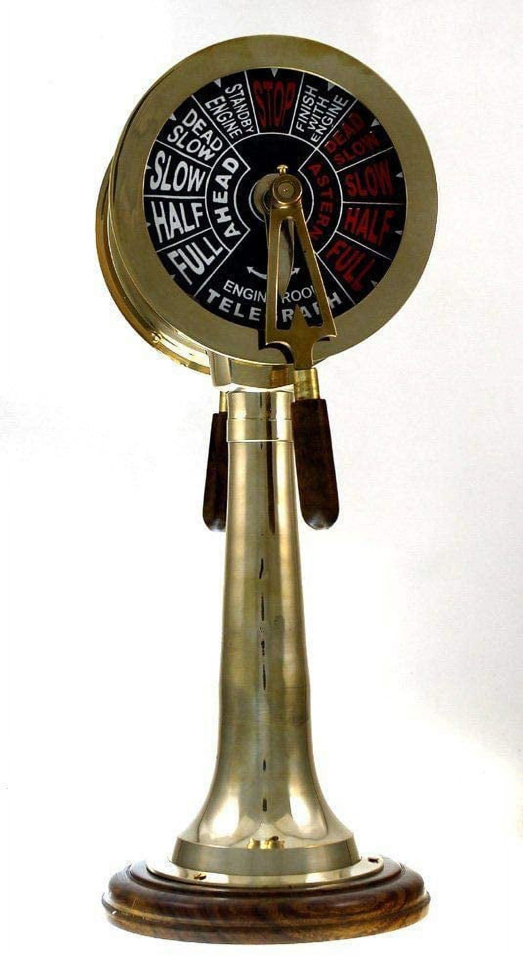 Ship Engine Telegraph 12" Marine Home Decor Nautical Brass Telegraph ...