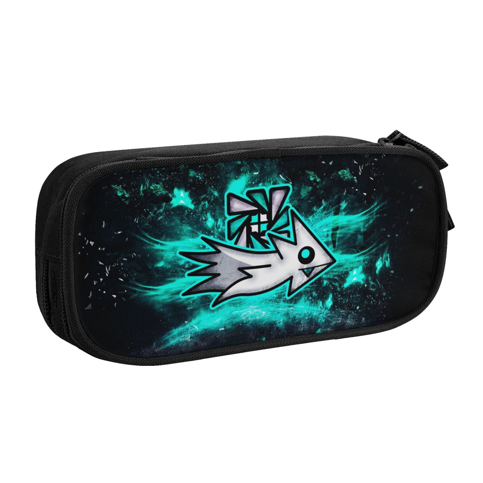 Ship Geometry Dash Game Pencil Case Large Capacity Pencilcase Double ...