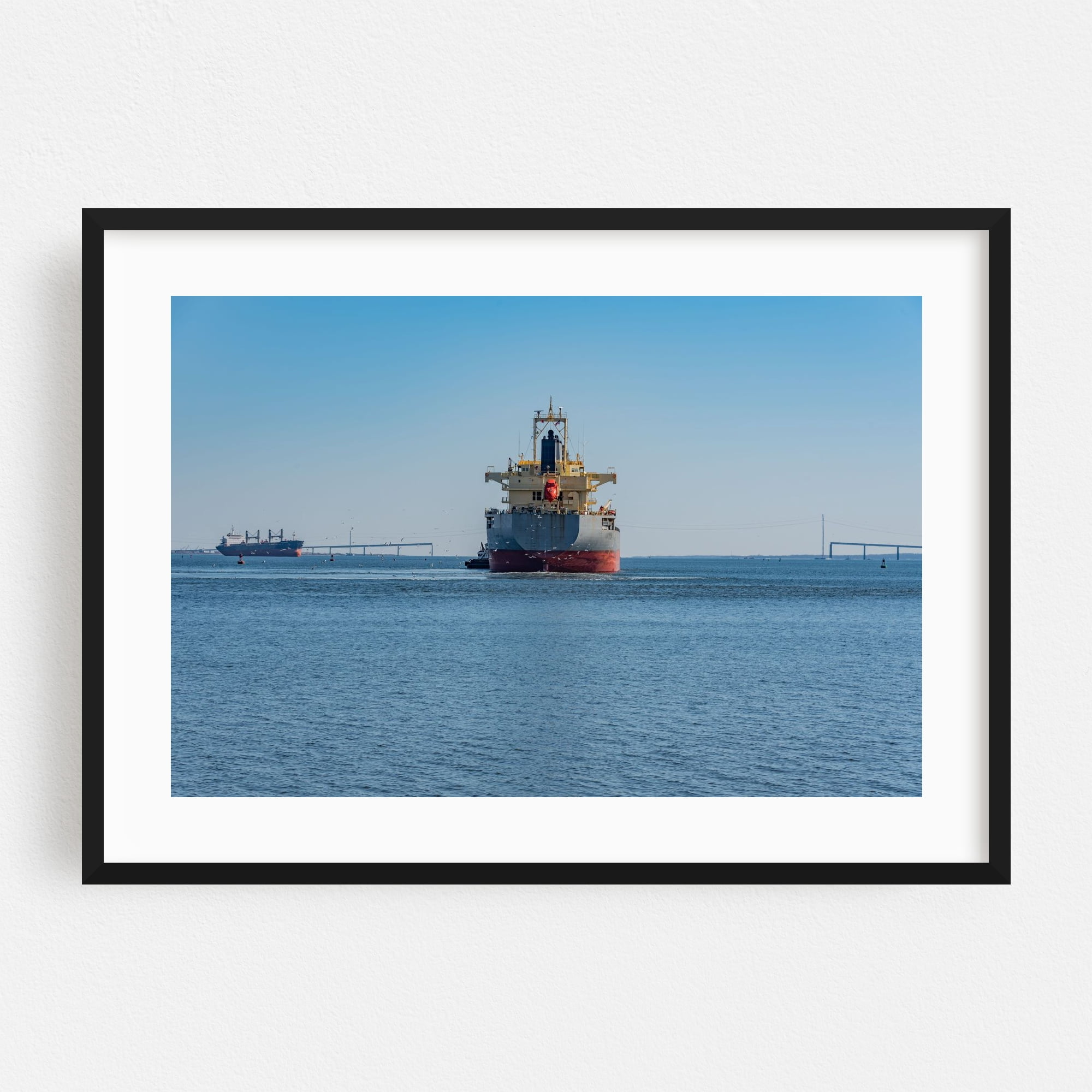 Ship Heading Out to Sea from the Port of Baltimore MD - Baltimore ...