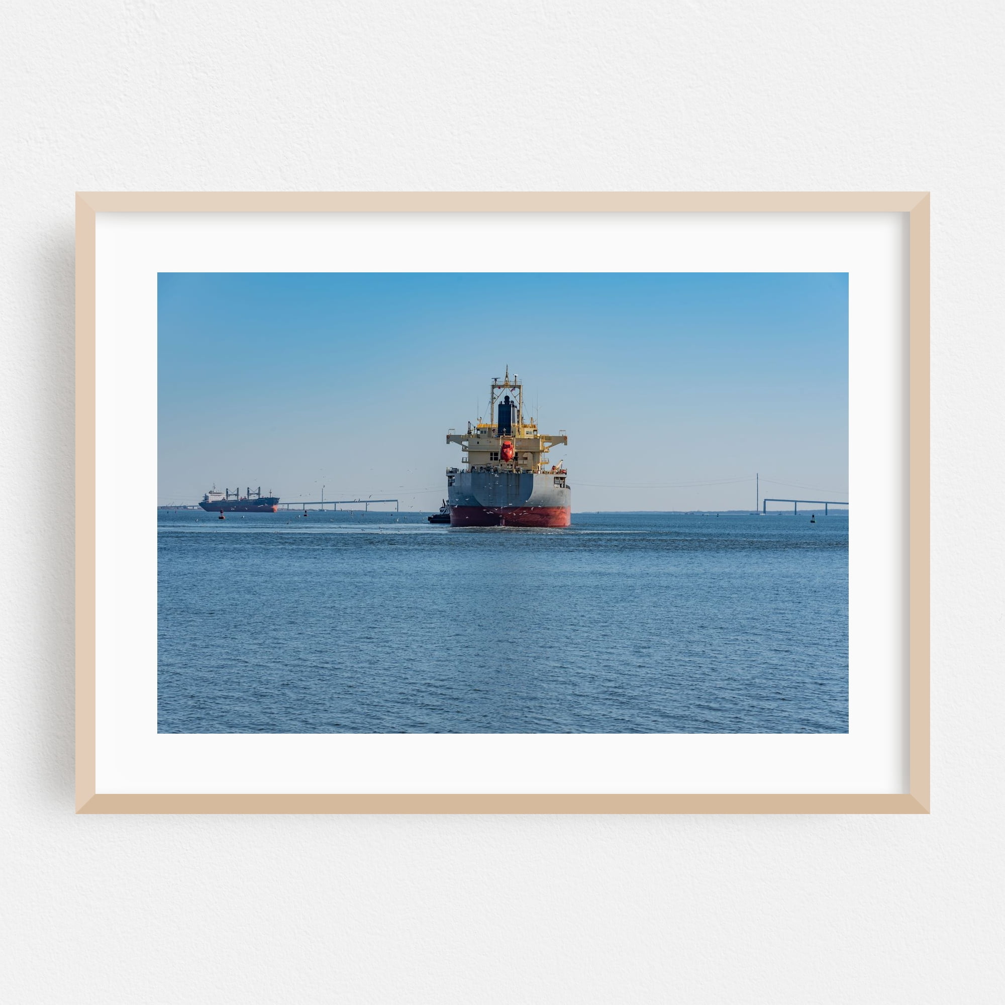 Ship Heading Out to Sea from the Port of Baltimore MD - Baltimore ...