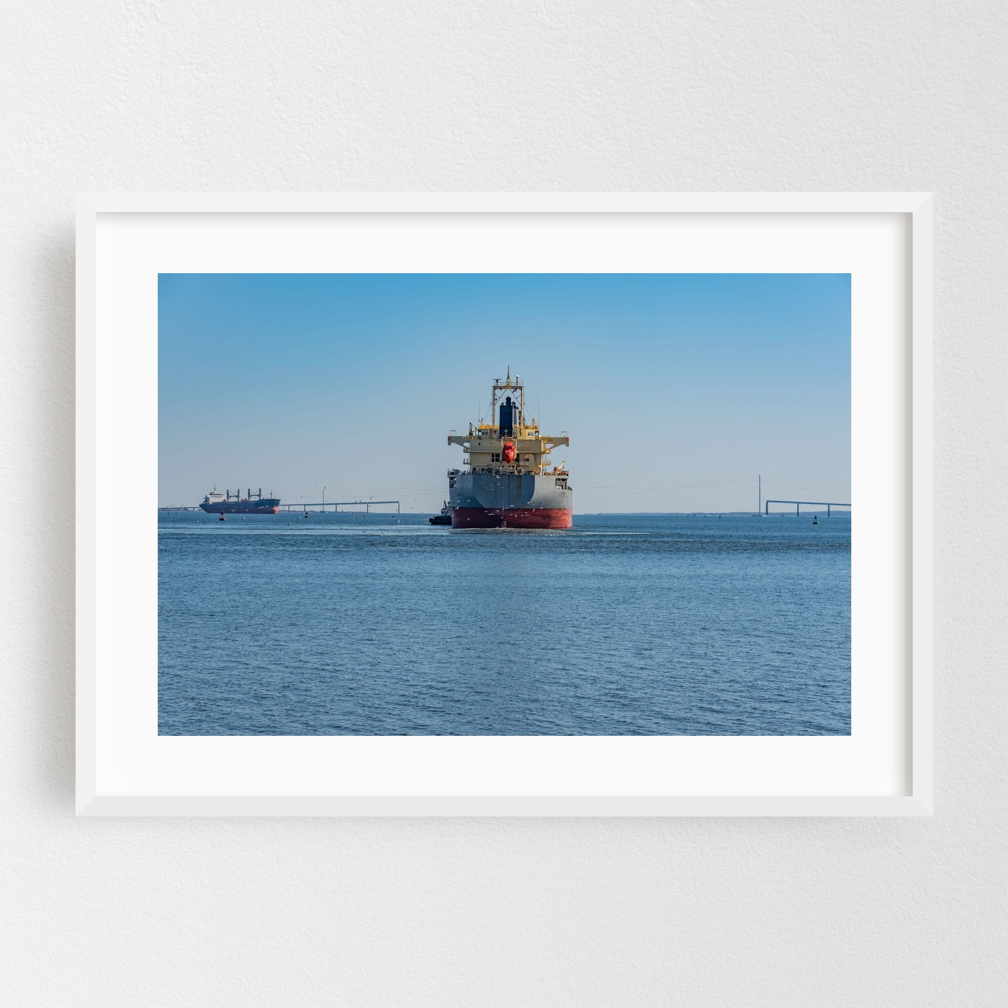 Ship Heading Out to Sea from the Port of Baltimore MD - Baltimore ...