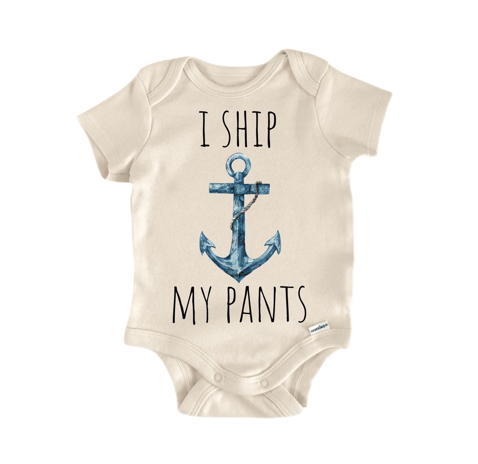 Ship My Pants Nautical Newborn Baby Bodysuit - Walmart.com