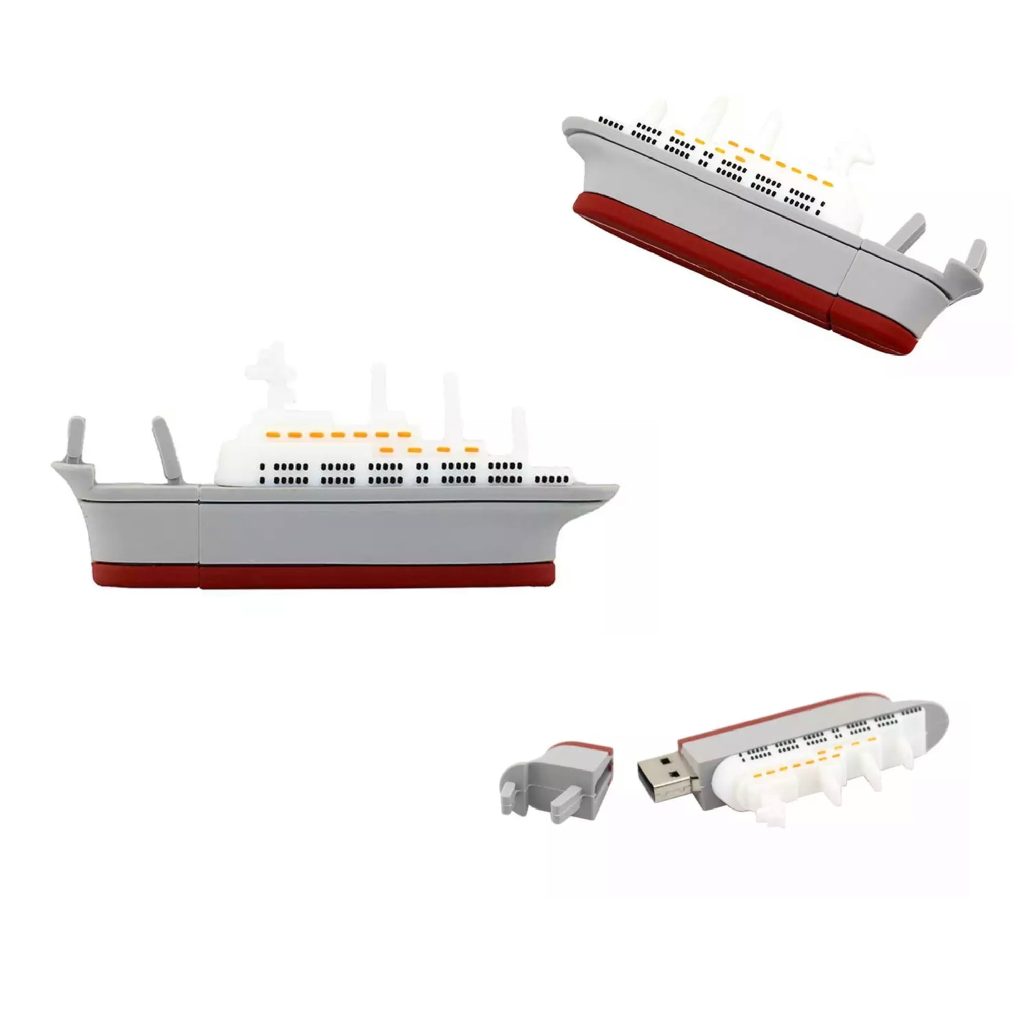 Ship USB Flash Drive - Ship Flash Drive for Boys and Girls - Transportation USB Flash Drive ...