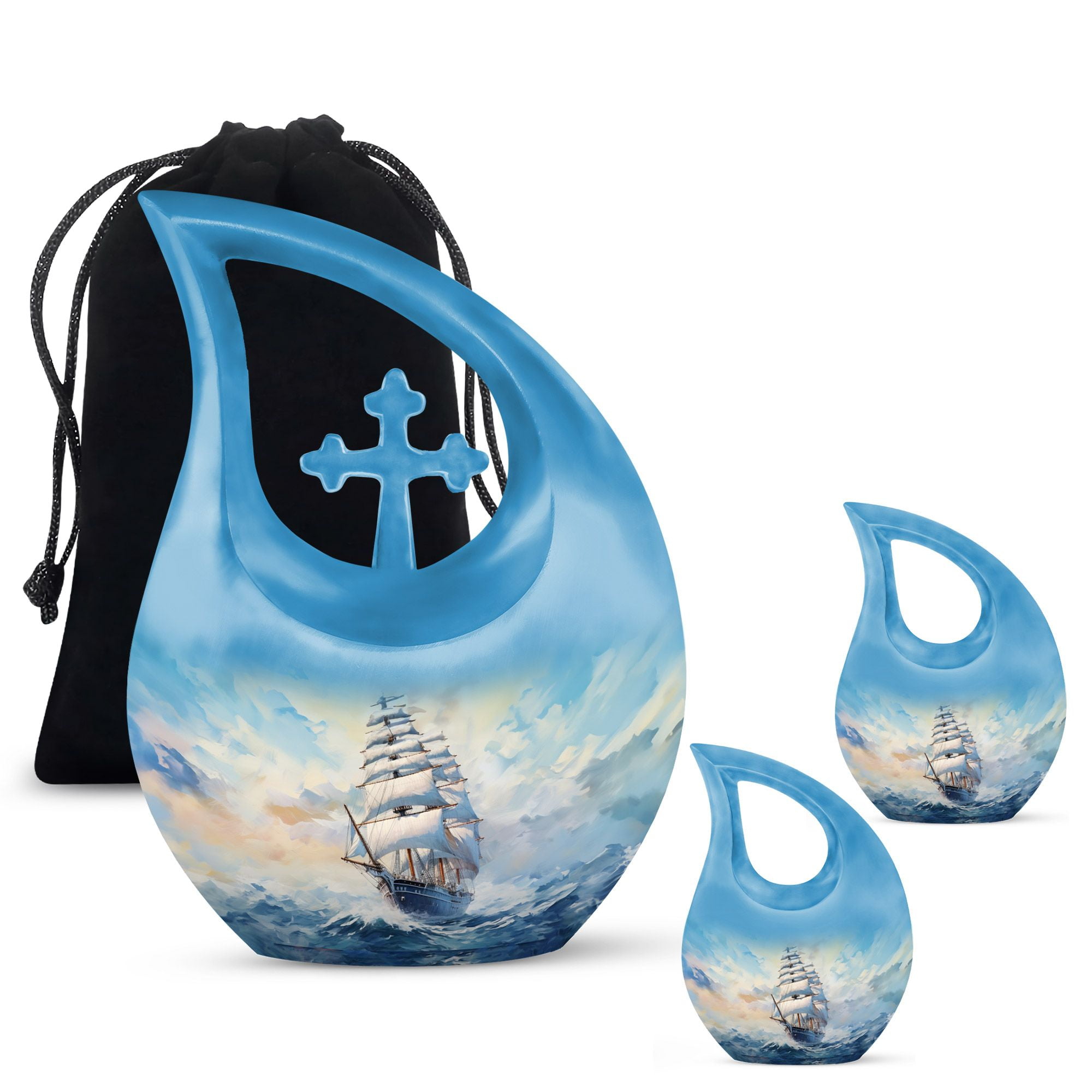 Ship Urn - Cremation Containers For Humans - Urn For Mom Ashes & Dad ...