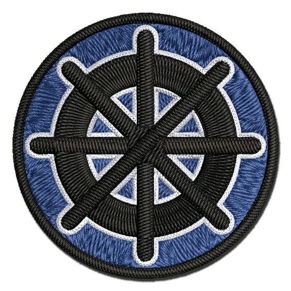 Boat Anchor Nautical Applique Multi-Color Embroidered Iron-On Patch - 2 ...