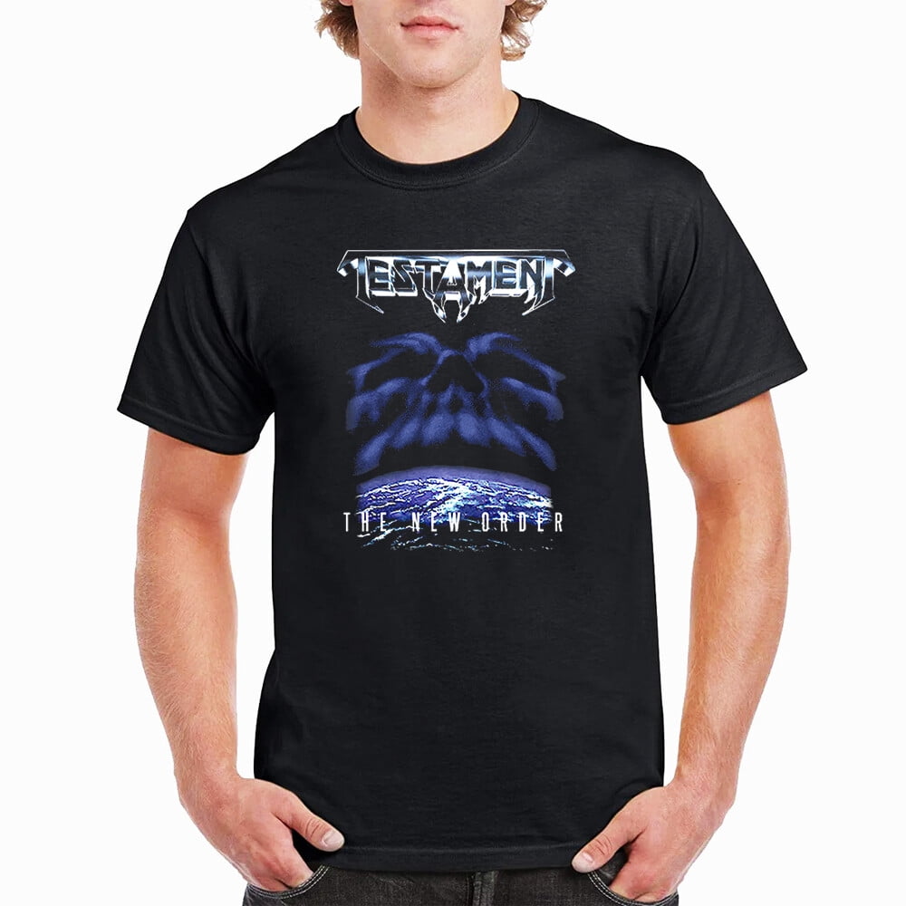 Ship from US!! Testament American - The New Order Black Mens T-Shirt ...