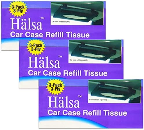 (Ship from USA) 3 PacksCar Refill Tissue For Visor Tissue Holder Total ...