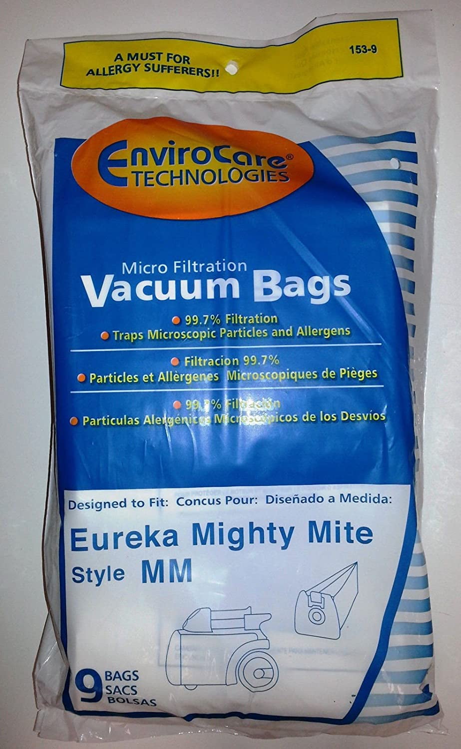 (Ship from USA) 9 pk EUREKA MM Mighty Mite 3670 and 3680 Canisters ...