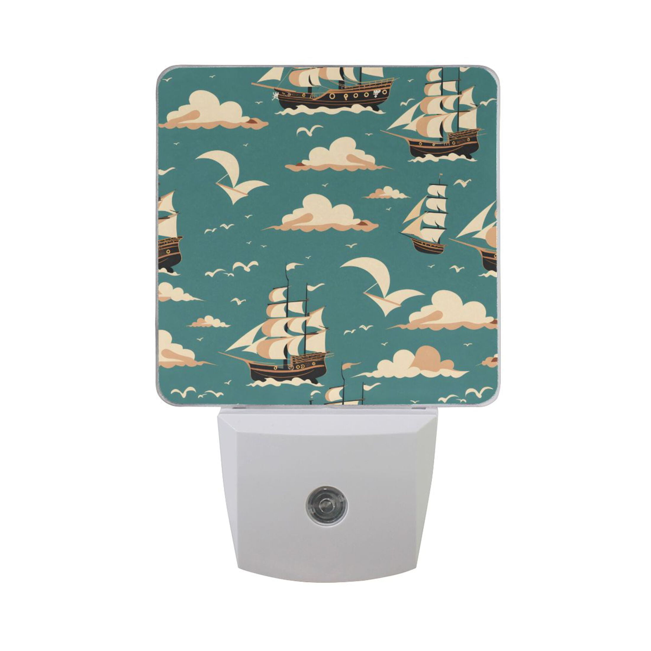 Ship on Sea Night Light 2 Pack LED Nightlight Plug into Wall Dusk to ...