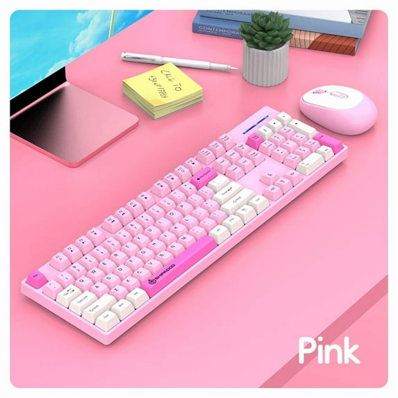 Shipadoo Wireless Keyboard and Mouse Combo Set Gaming Wireless Laptop ...