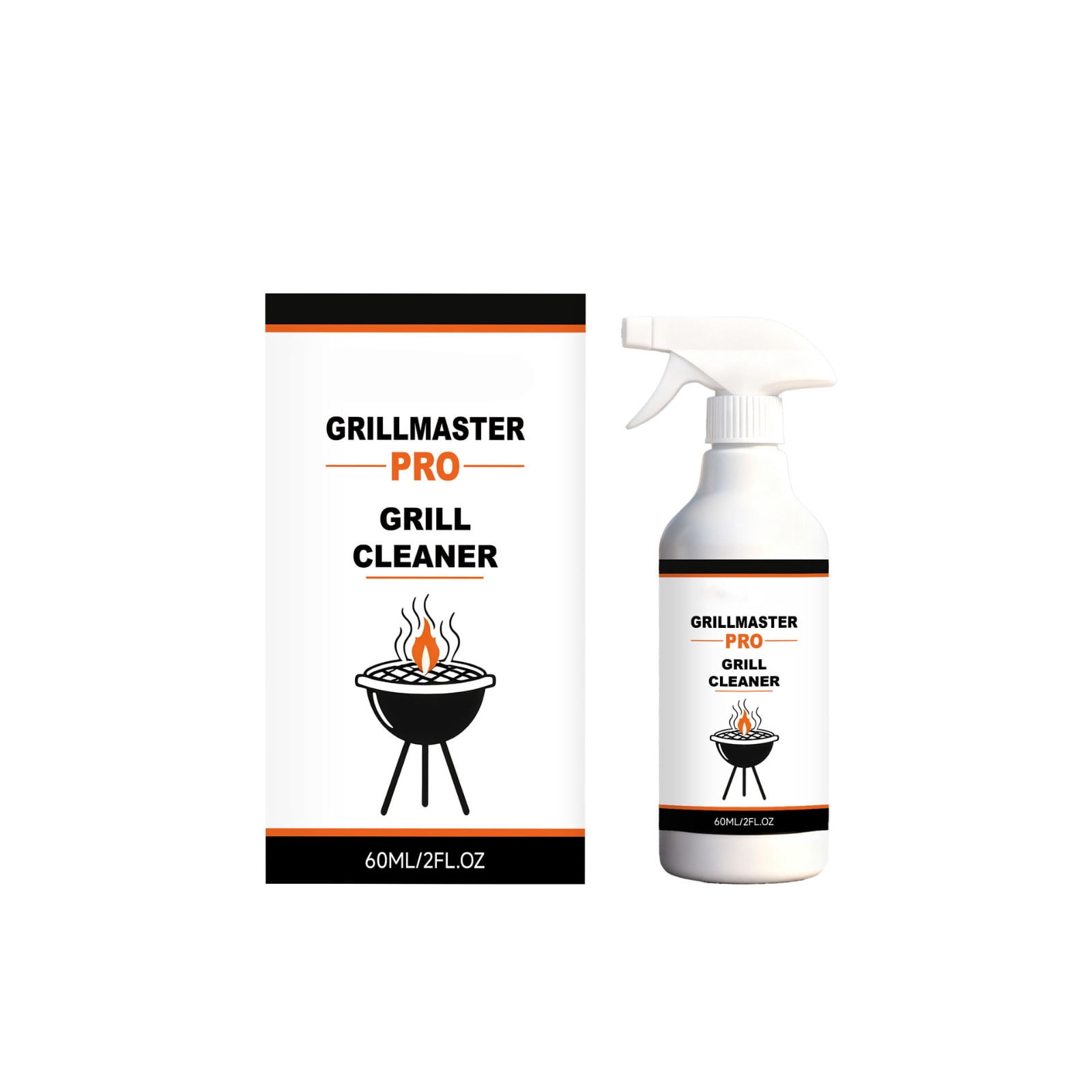 Shipiny 60ml Grill Cleaner Heavy-Duty Oil Grease Remover, Powerful ...