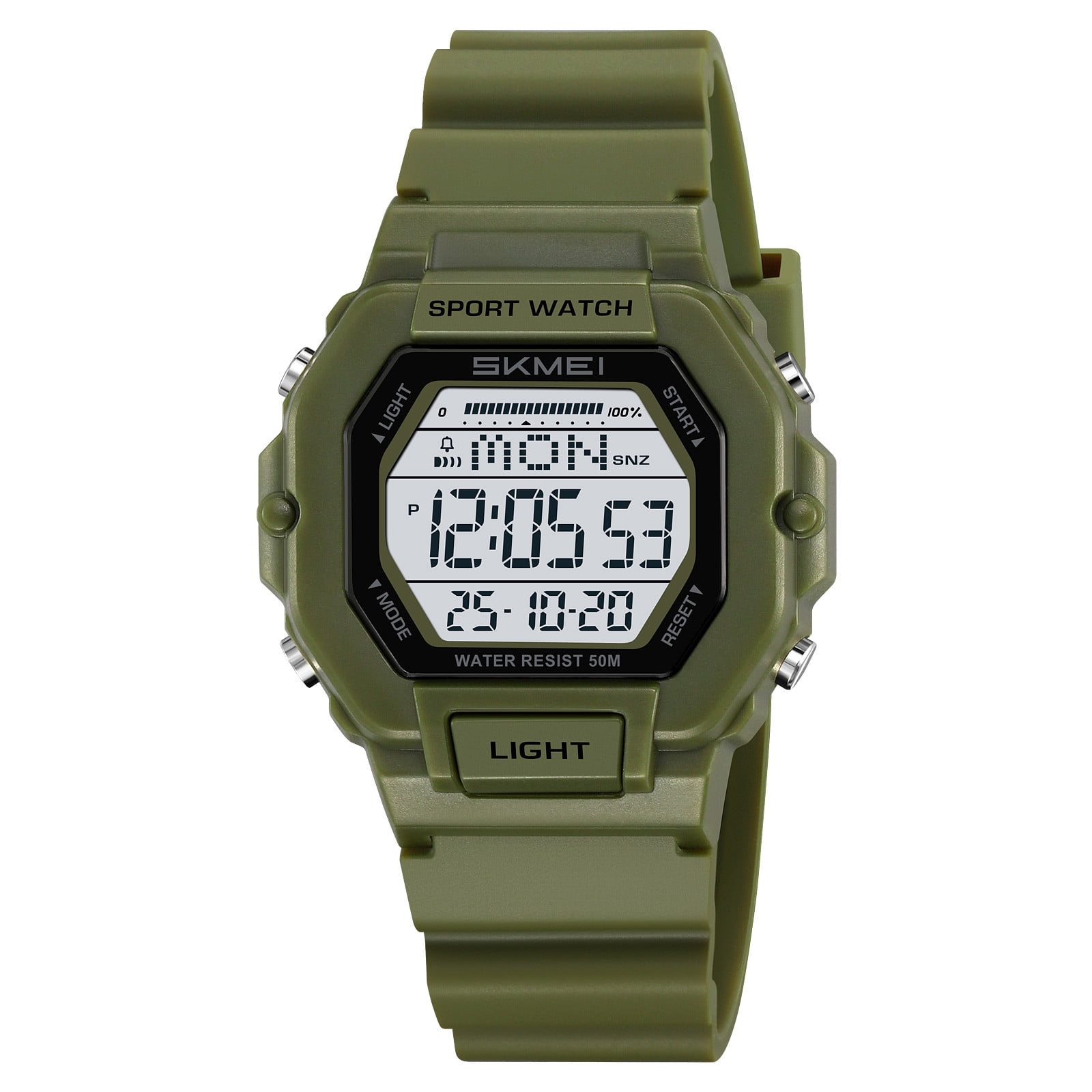 Shipiny Men's Outdoor Sports Digital Watch Waterproof Luminous Display ...