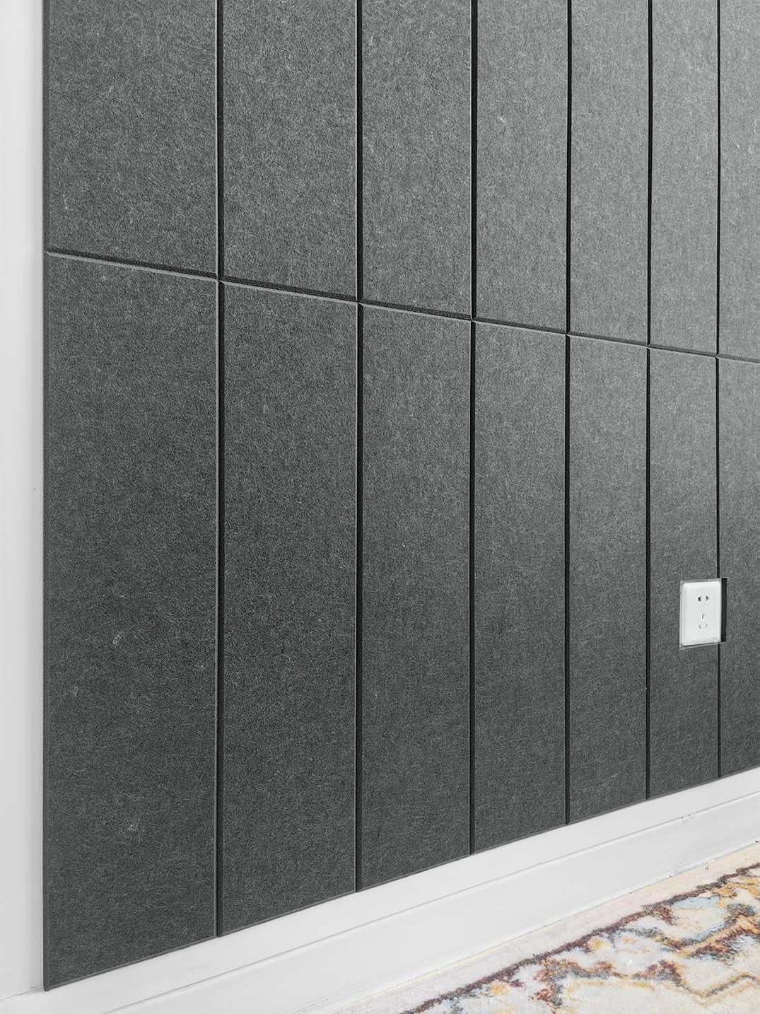 Shiplap Felt Wall Panels for Interior Wall Decor, Accent Wall Paneling ...