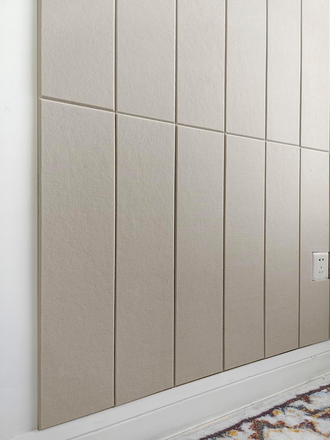 Shiplap Felt Wall Panels for Interior Wall Decor, Accent Wall Paneling ...