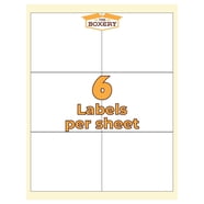 "RyhamPaper 50 Waterproof Sticky Shipping Labels, LaserJet & Ink, 5.5 ...