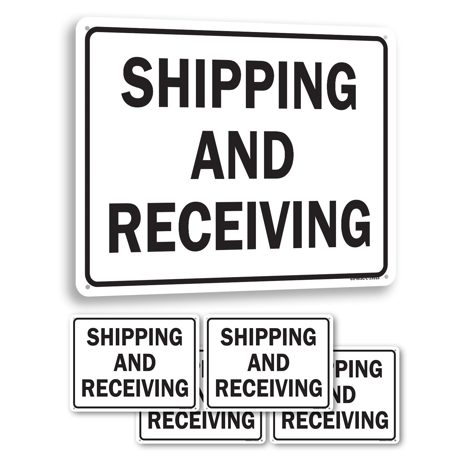 Shipping And Receiving Warehouse OSHA Aluminum Sign 10 Inch x 7 Inch ...