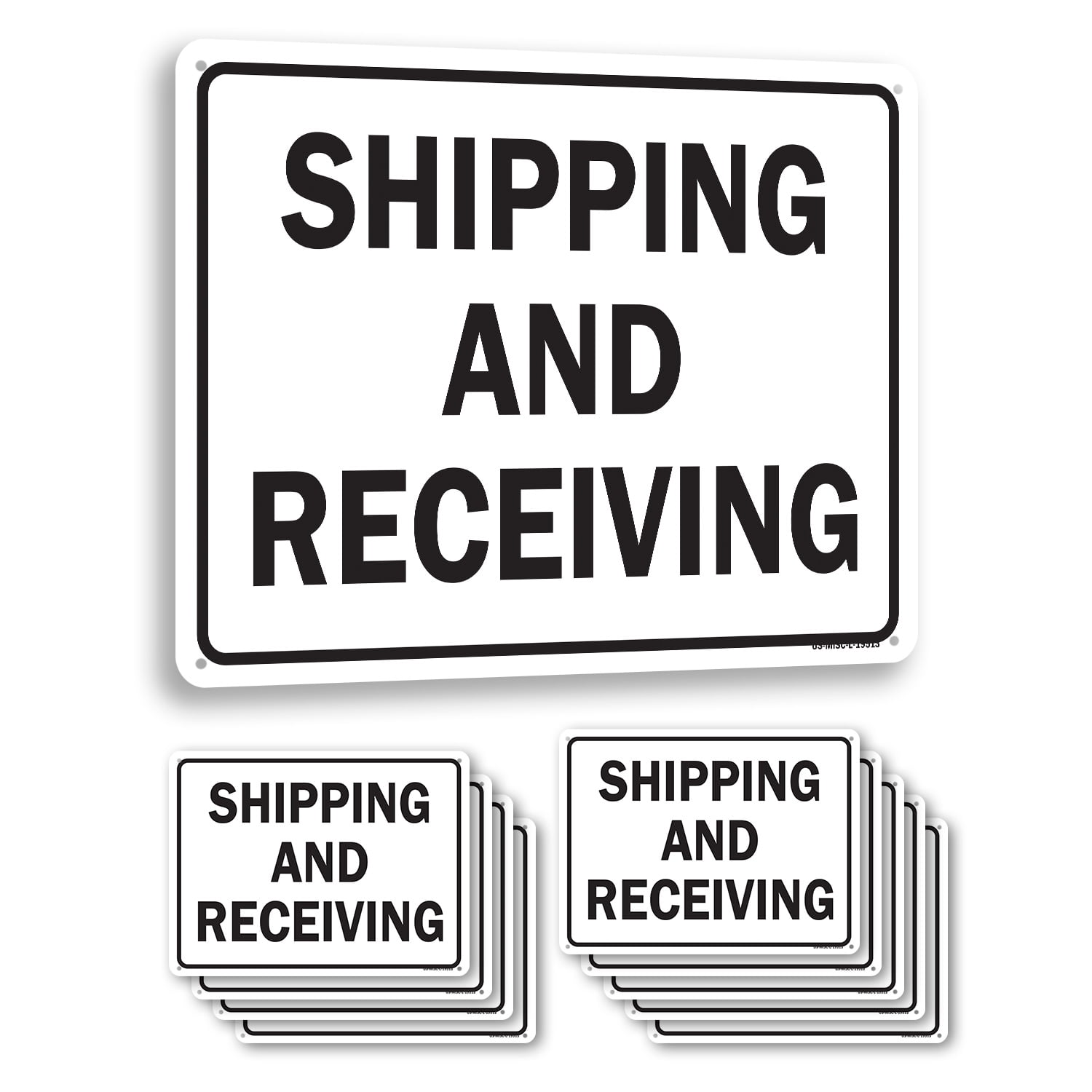 Shipping And Receiving Warehouse OSHA Aluminum Sign 24 Inch x 18 Inch ...