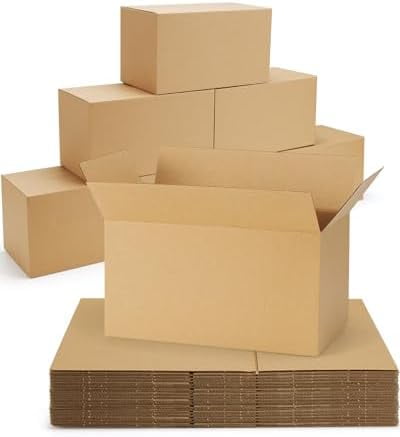 Shipping-Boxes-11x6x6 Inches: 40 Pack Shipping-Boxes-Mailers, Brown ...