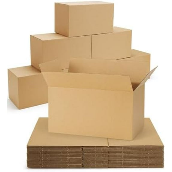 Shipping-Boxes-11x6x6 Inches: 40 Pack Shipping-Boxes-Mailers, Brown ...