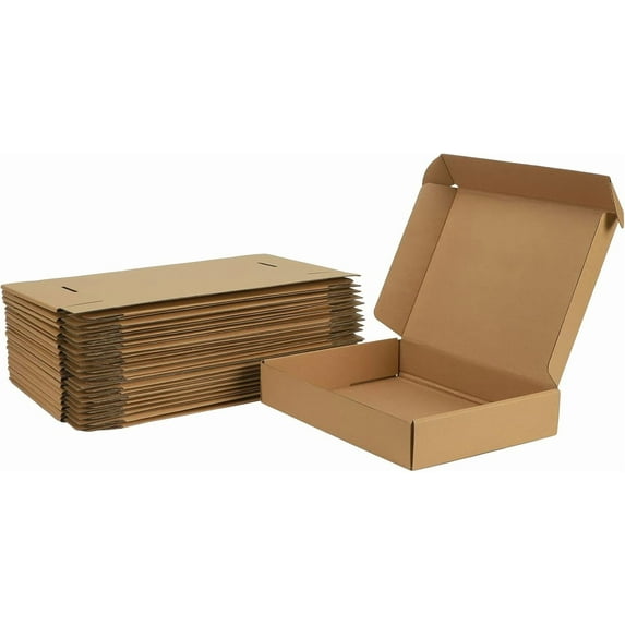 Shipping Boxes 11x8x2 Set of 20, Corrugated Cardboard Box for Packing ...