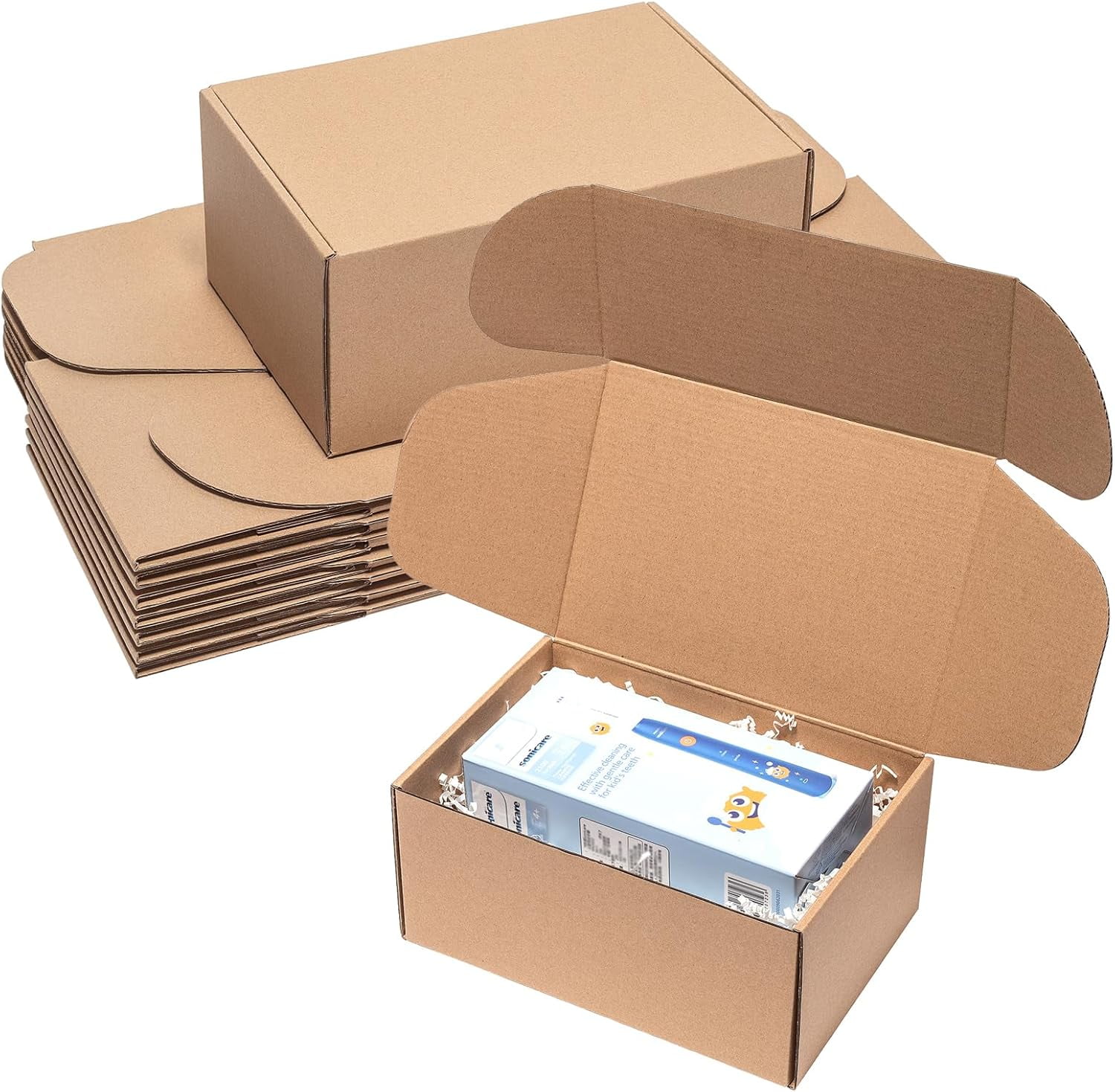 Shipping Boxes 9x6x4 inches 25 Pack Kraft Cardboard Box Mailing for ...