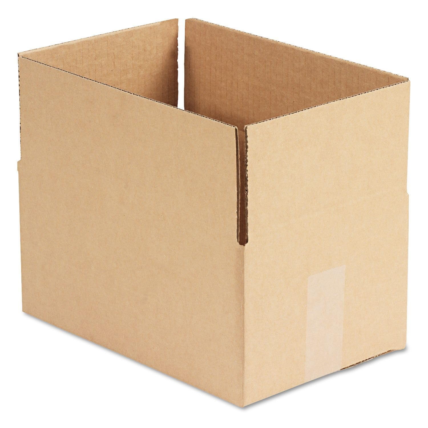 Shipping Boxes, Regular Slotted Container (RSC), 8" x 12" x 6", Brown ...