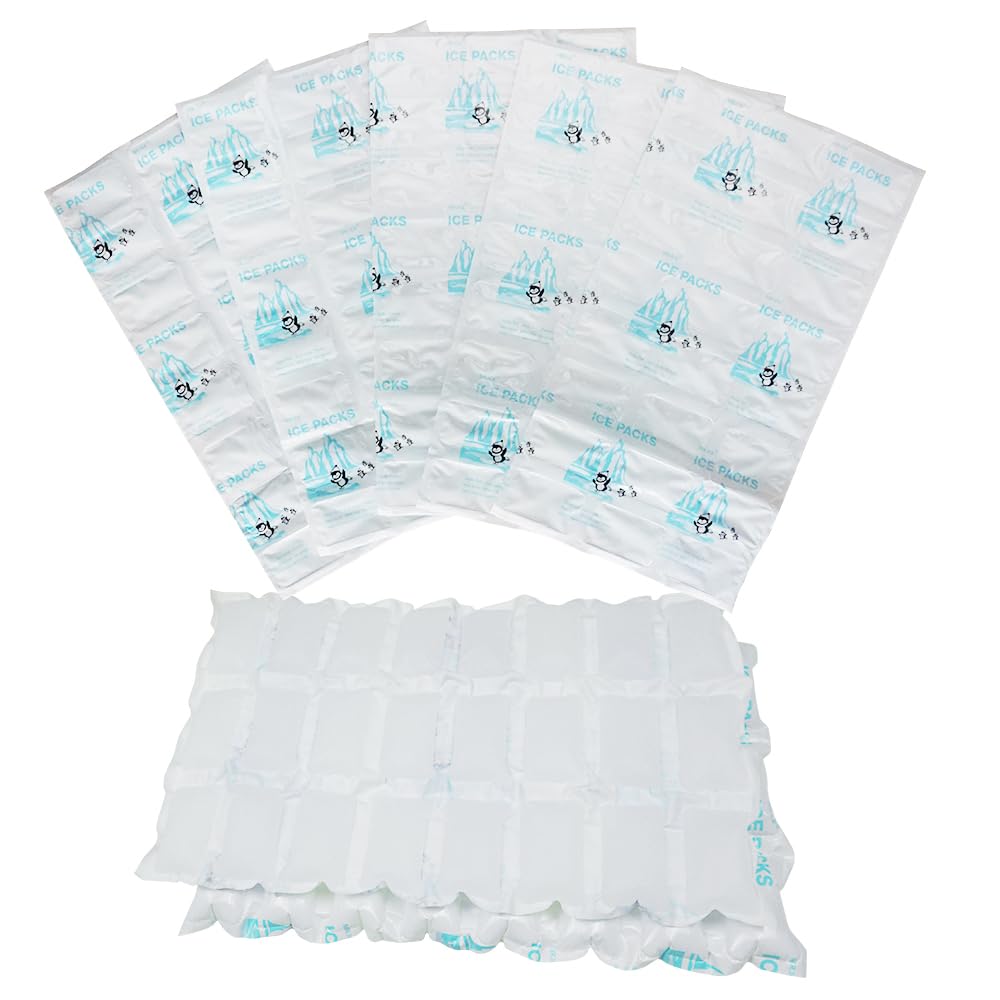 Shipping Cold Packs Dry Ice for Shipping Frozen Food, Flexible Ice Pack ...