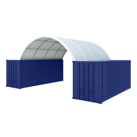 Shipping Container Canopy Shelter 20'x20',11oz PE - Walmart.com