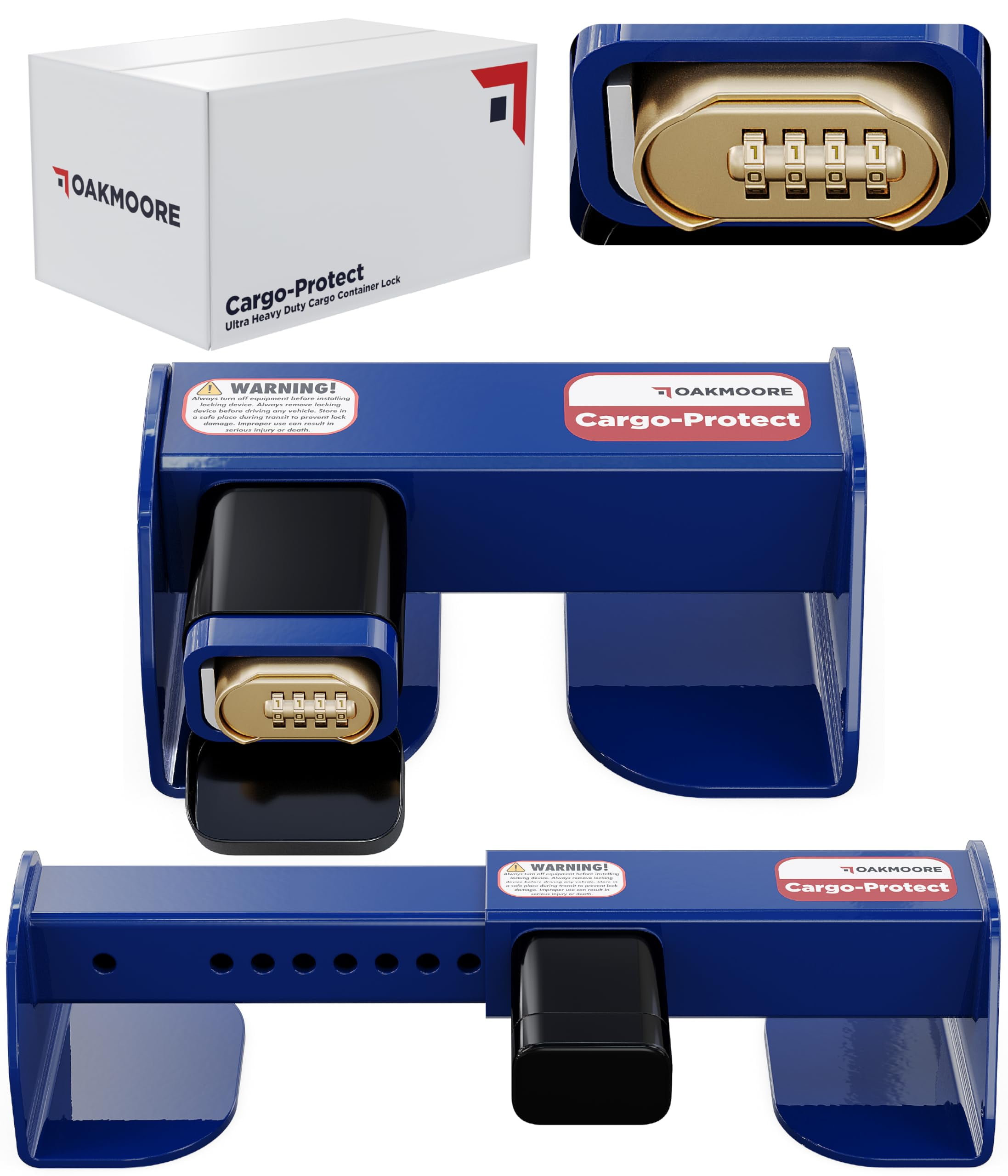 Shipping Container Lock with Combination | Cargo Van and Semi Trailer ...