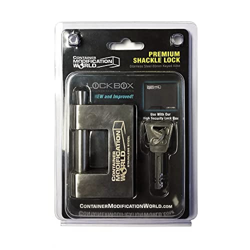 Shipping Container Shackle Lock - LOCK-80MM (Keyed Alike) - Walmart.com