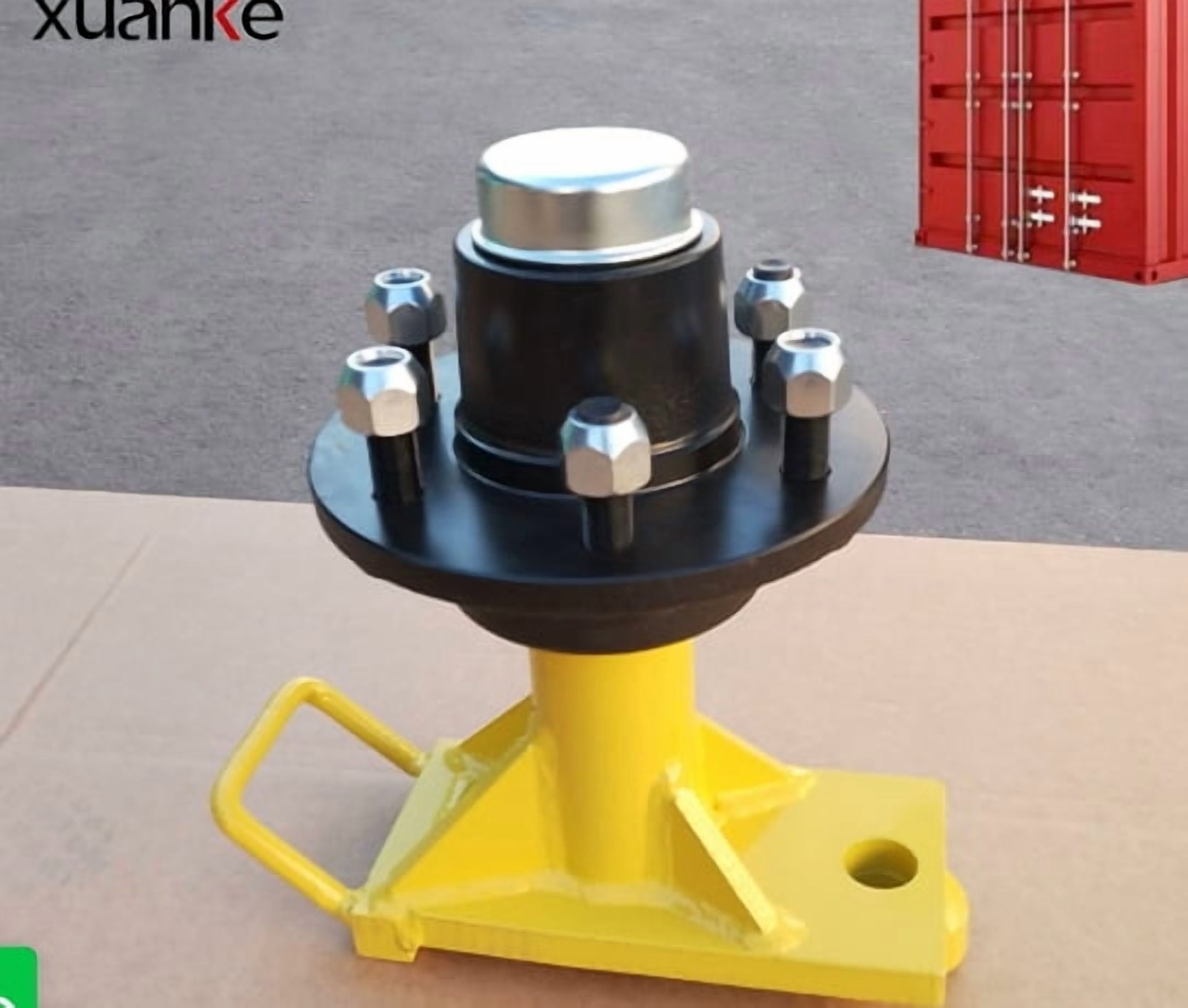 Shipping Container Wheel Kit Yellow Iron Caster Set for Container ...