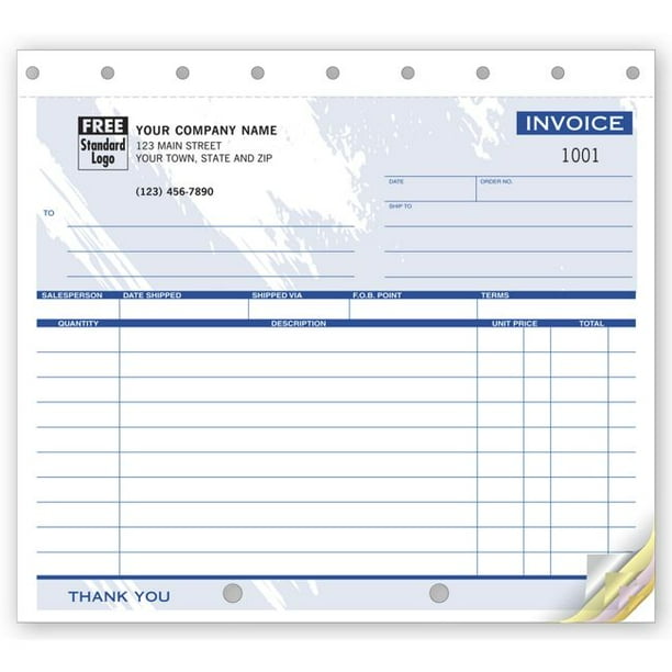 Shipping Invoice, 8 1/2 X 7" - Walmart Business Supplies