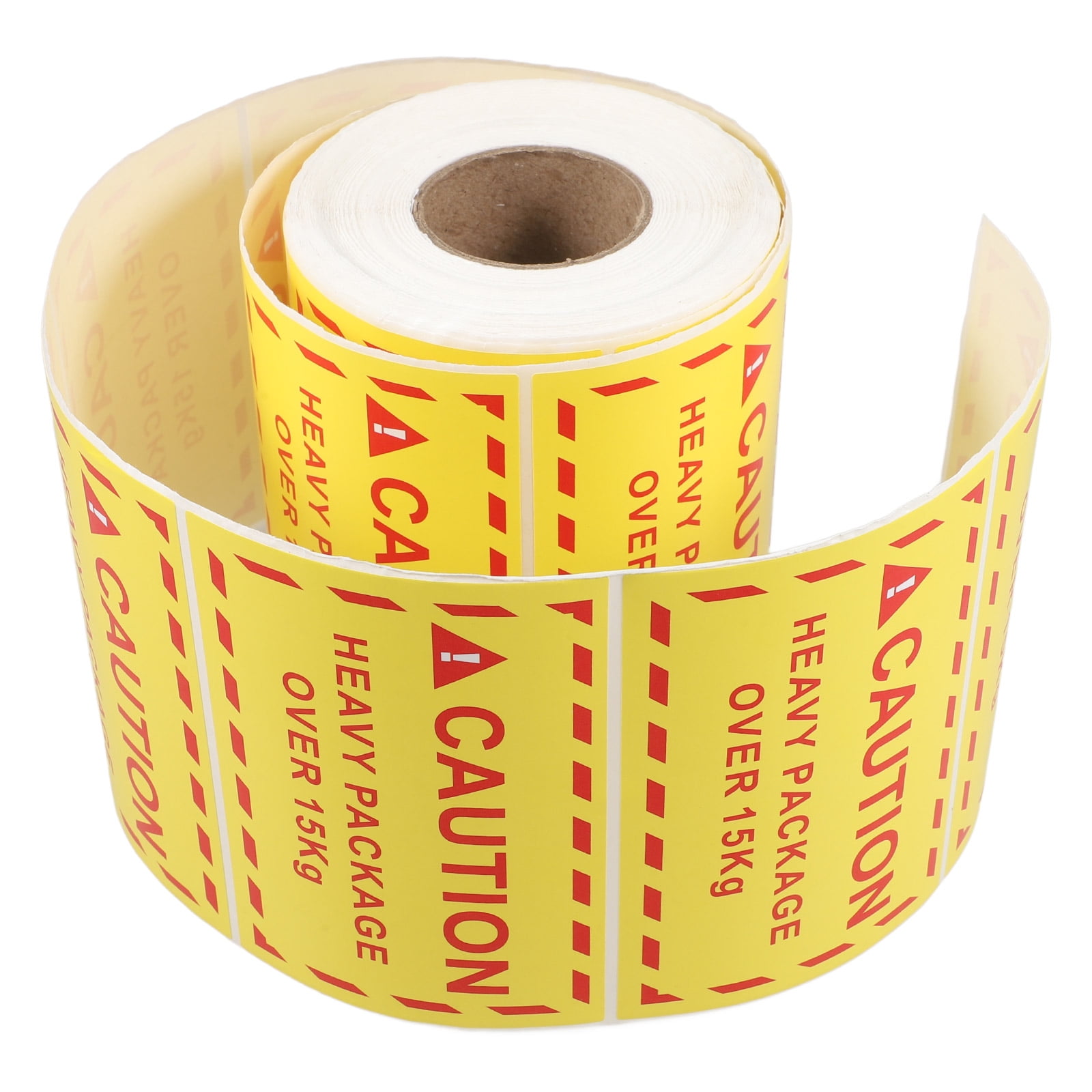 Shipping Label Caution Heavy Package Warning Stickers Yellow - Walmart.com
