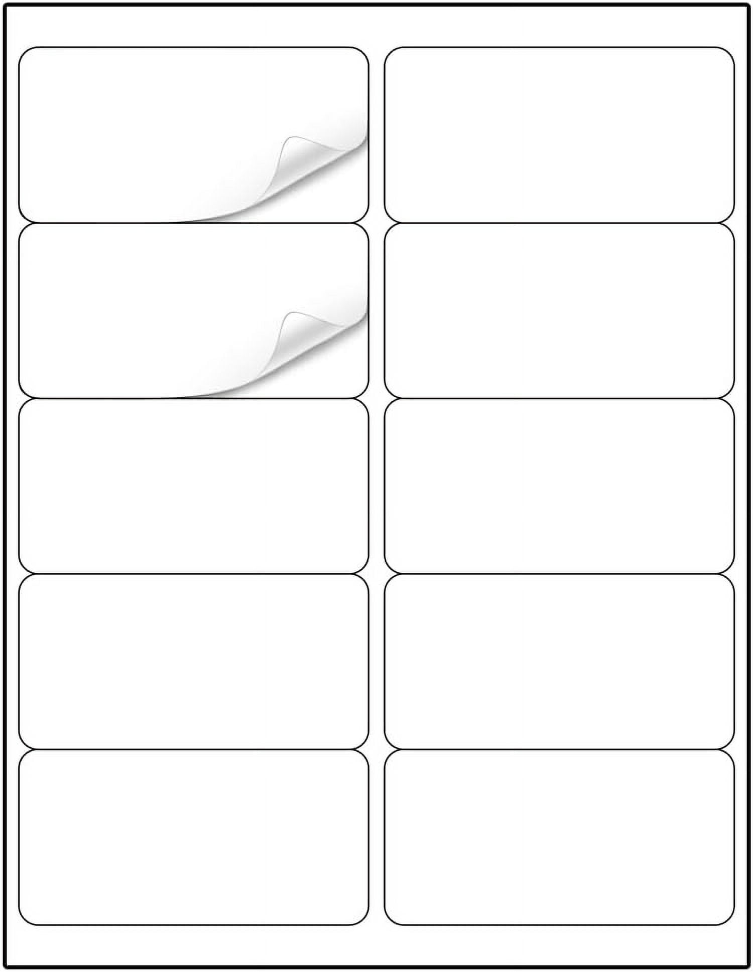 Shipping Labels 2"×4" 1000 Labels Sticker Paper for Laser/Ink Jet ...