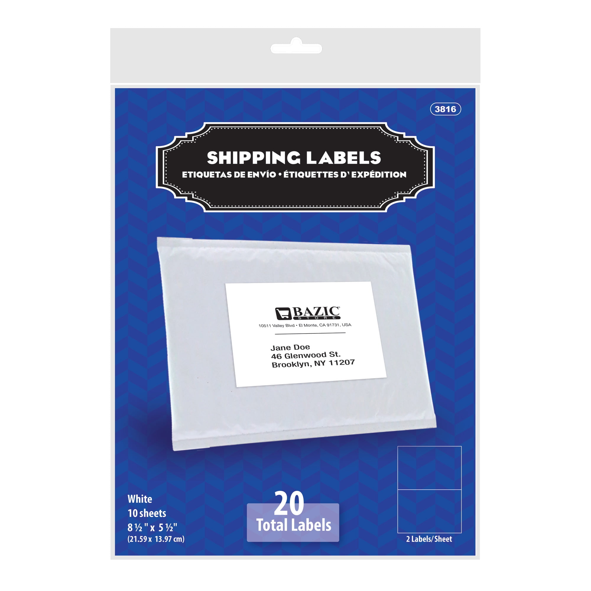 Shipping Labels Mailing Address Label for Laser & Inkjet Printer, for ...