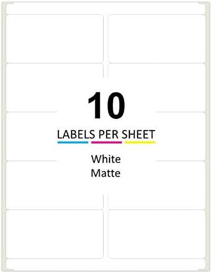 Shipping Labels for Laser & Inkjet Printers, with Self Adhesive 2 x 4 ...