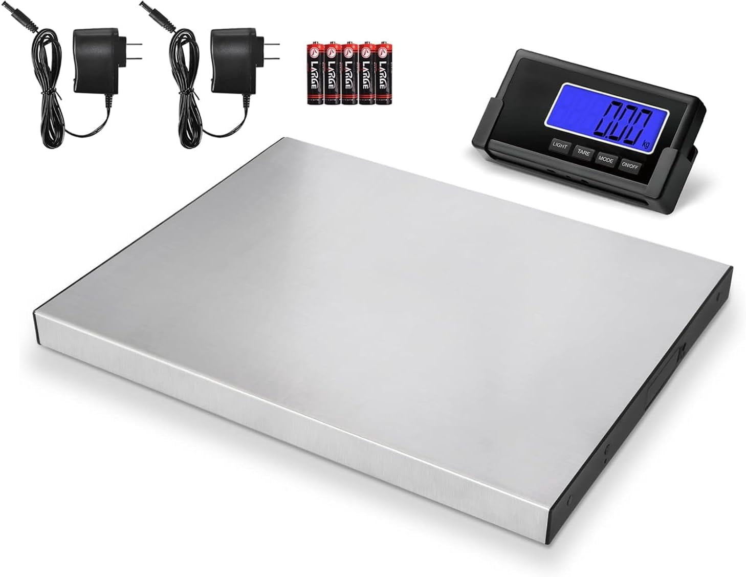 Shipping Scale, 397lb Heavy Duty Digital Stainless Steel Large Platform ...
