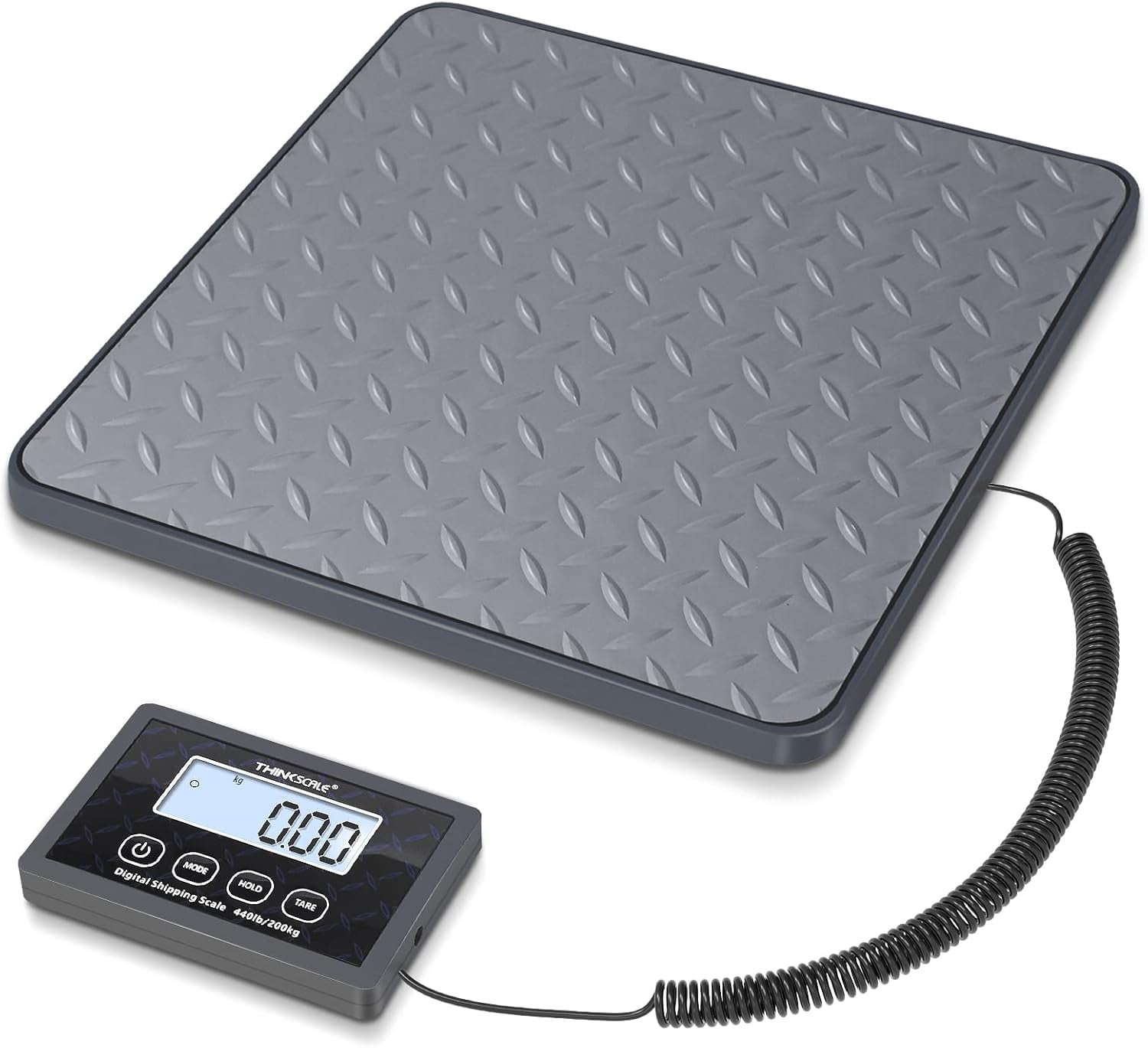 Shipping Scale, 440 lbs/1 oz Highly Accurate Postal Scale with Hold ...
