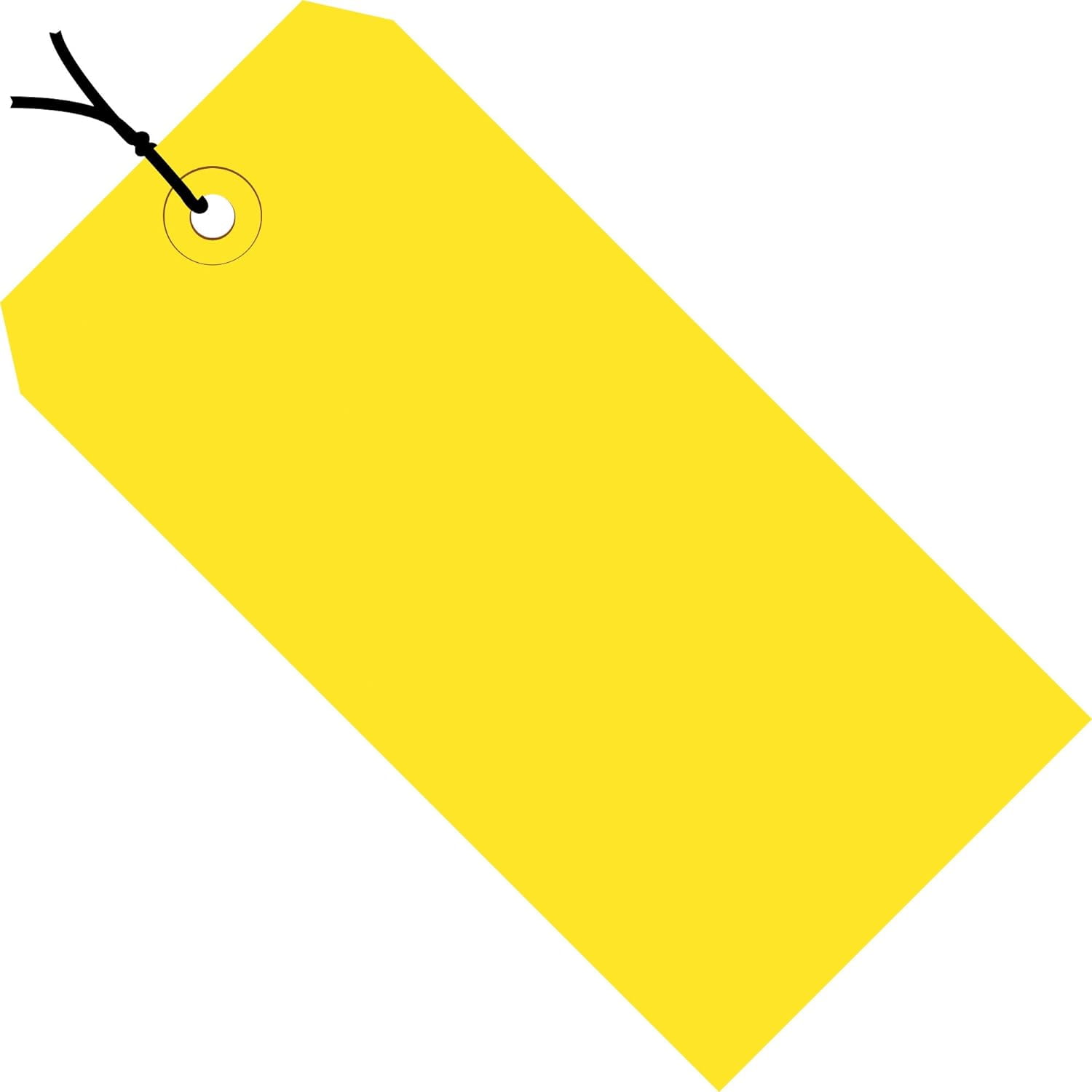 Shipping Tags 4 1 4 X 2 1 8 13 Pt Yellow With Reinforced Eyelet Shipping Tags 4 1 4 X 2 1 8 13 Pt Yellow With Reinforced Eyelet