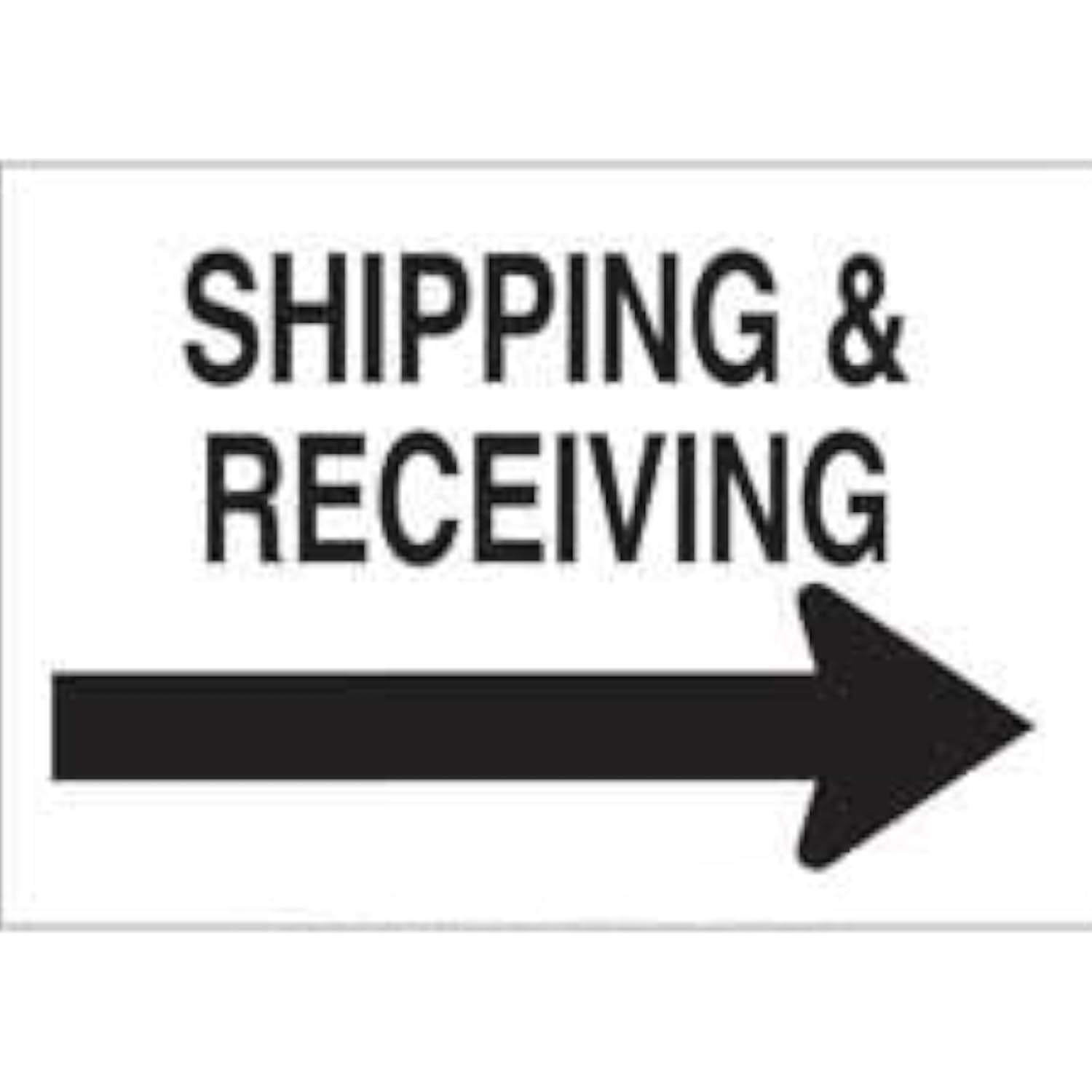 Shipping and Receiving Sign - Office and Facility Sign - Shipping ...