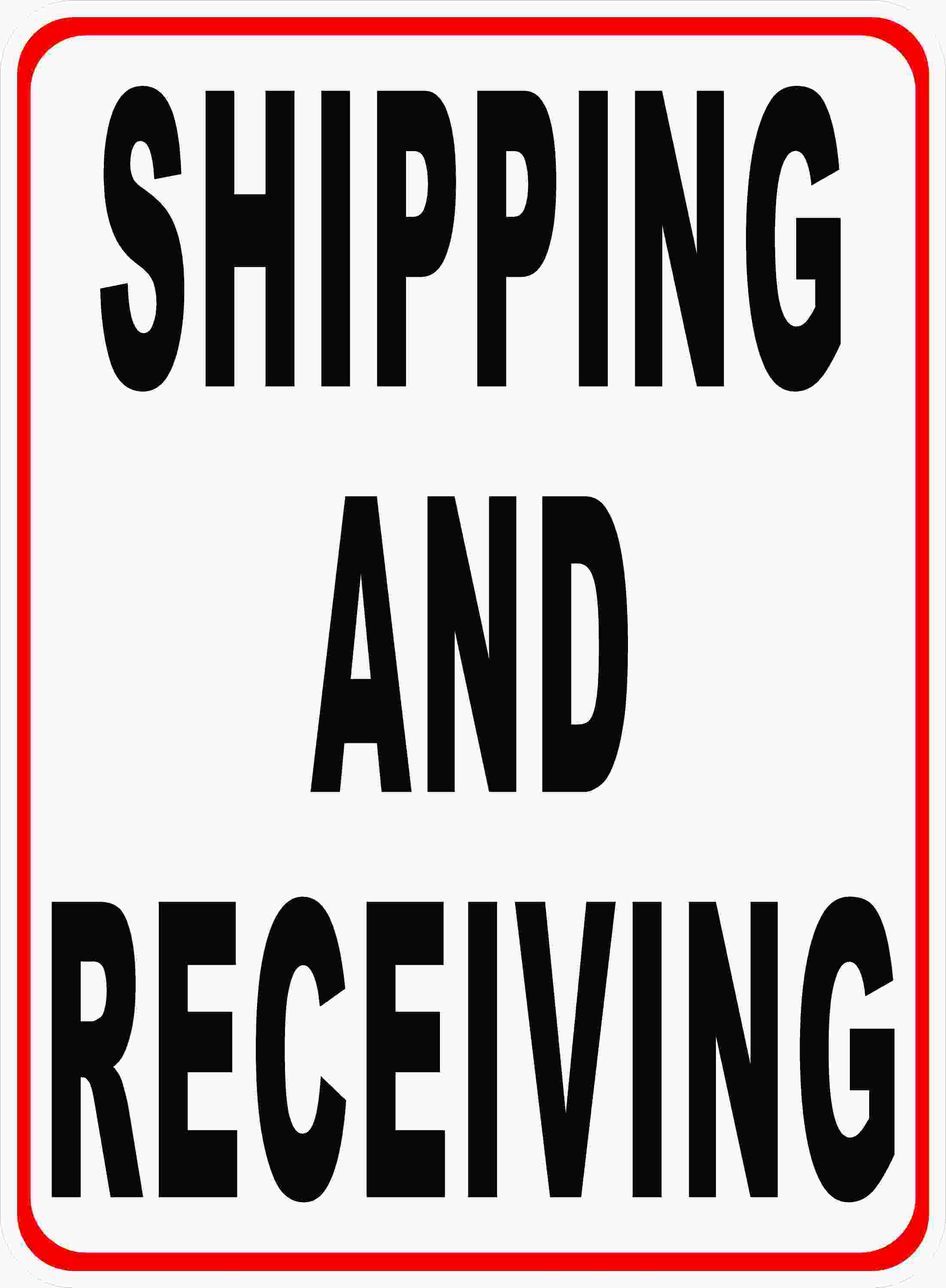 Shipping and Receiving Sign - Walmart.com