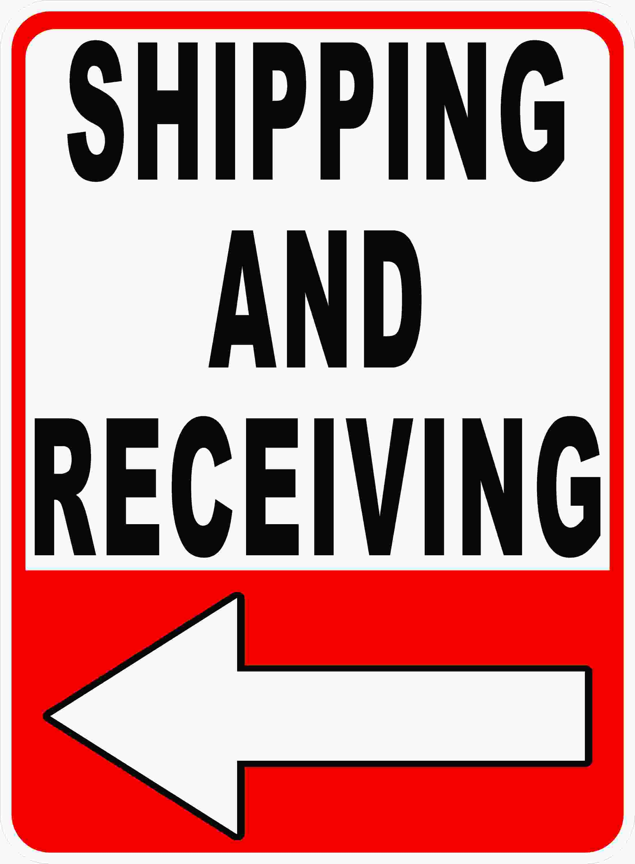 Shipping and Receiving Sign - Walmart.com