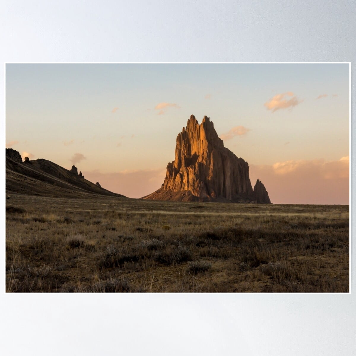 Shiprock 2 - North West New Mexico Poster Wall Art, Modern Wall Decor ...