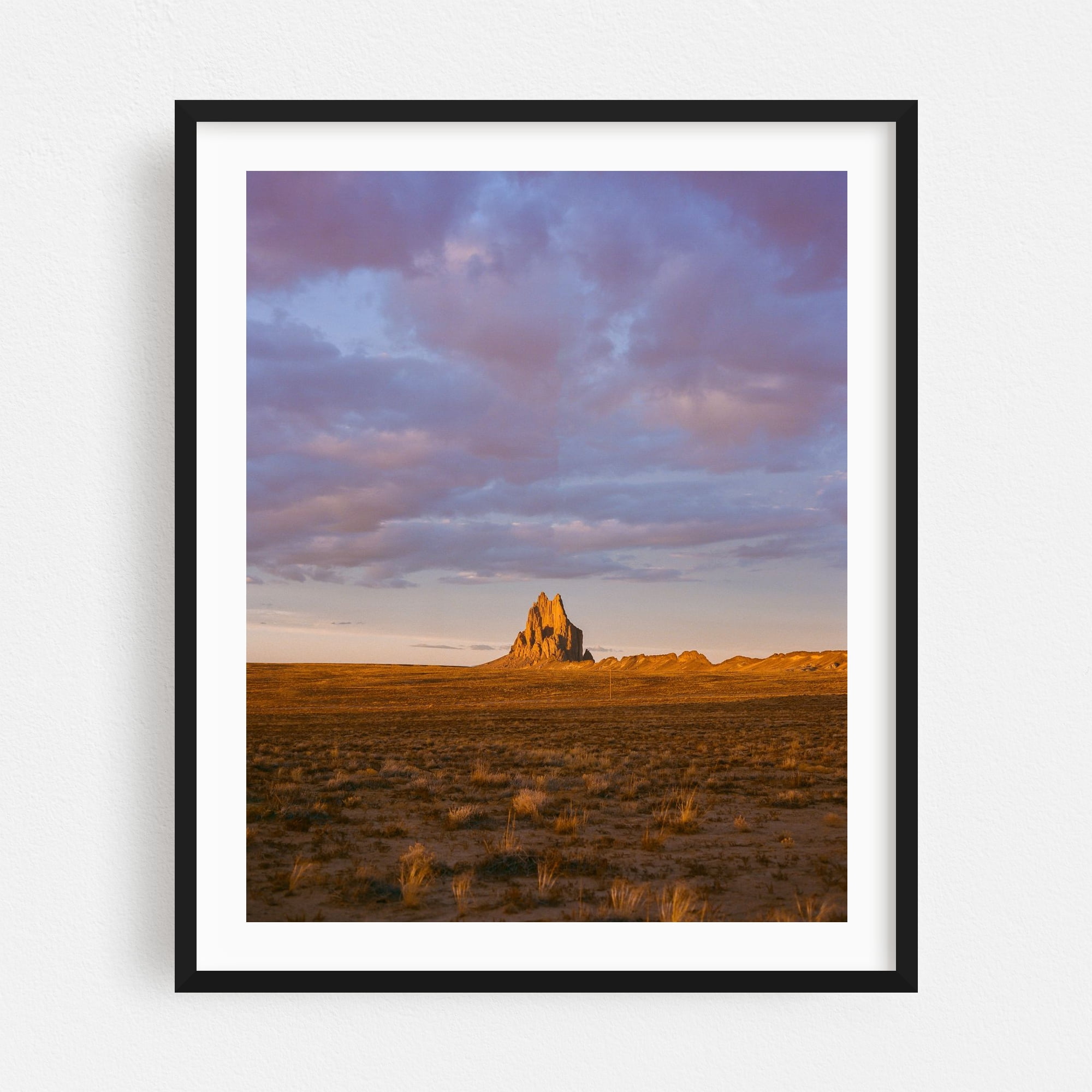 Shiprock Sunset II - Shiprock New Mexico Photography Desert Landscape ...