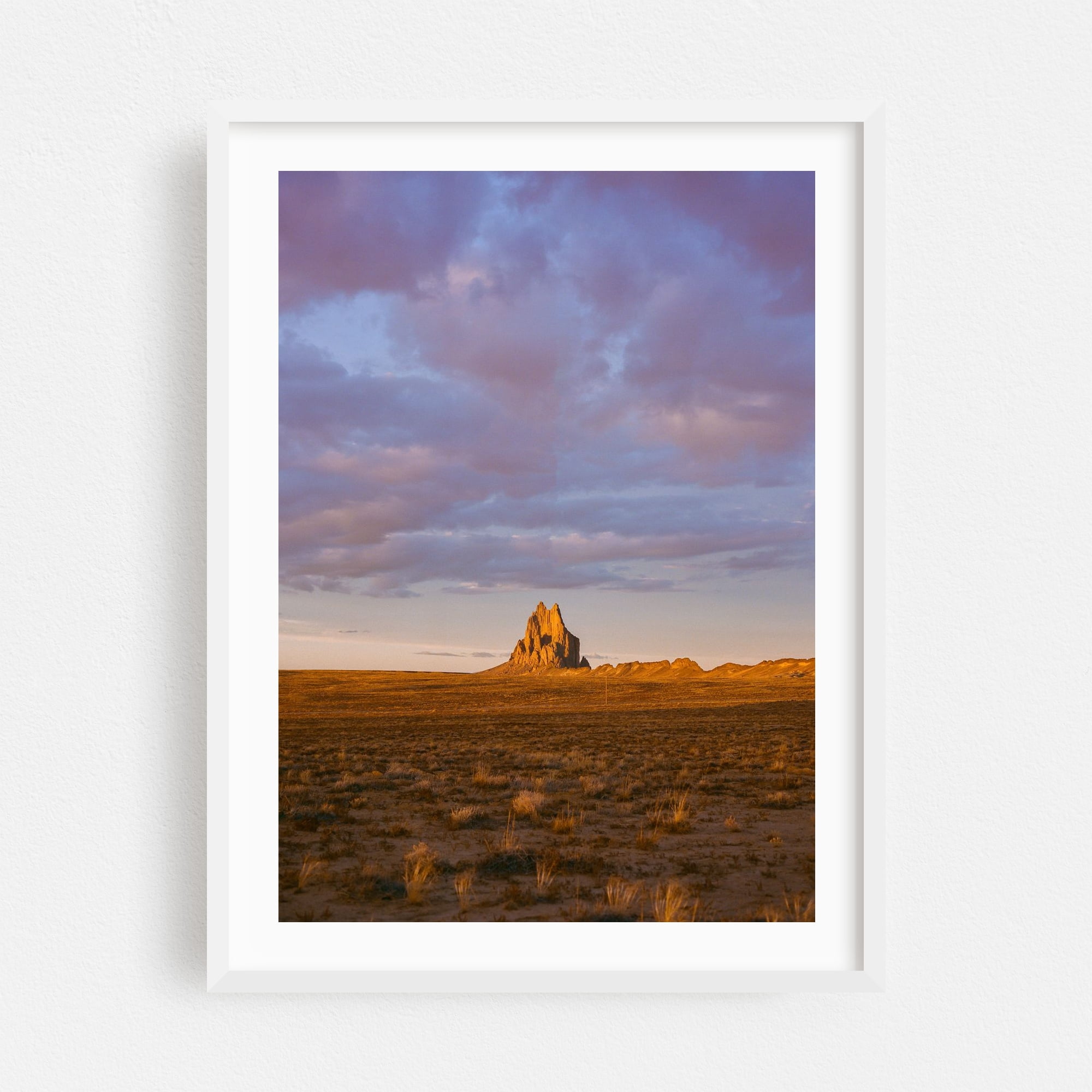 Shiprock Sunset II - Shiprock New Mexico Photography Desert Landscape Sunset Nature Scenic ...