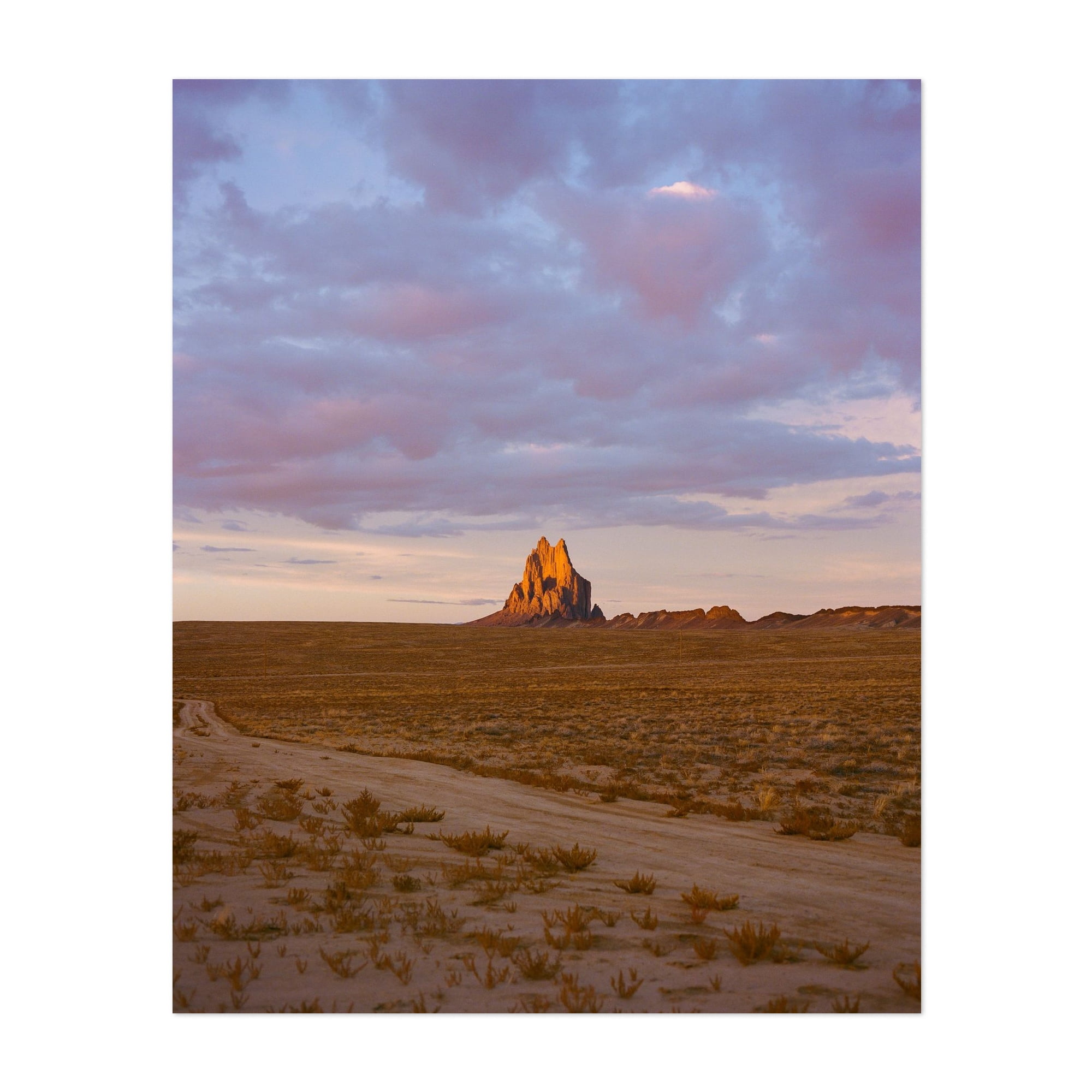 Shiprock Sunset - Shiprock New Mexico Photography Desert Landscape ...