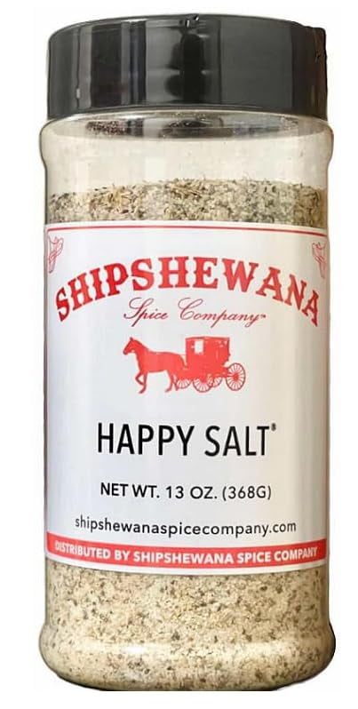 Shipshewana Spice Company Happy DMF15 Salt 13 oz Bottle - Amish Cooking ...