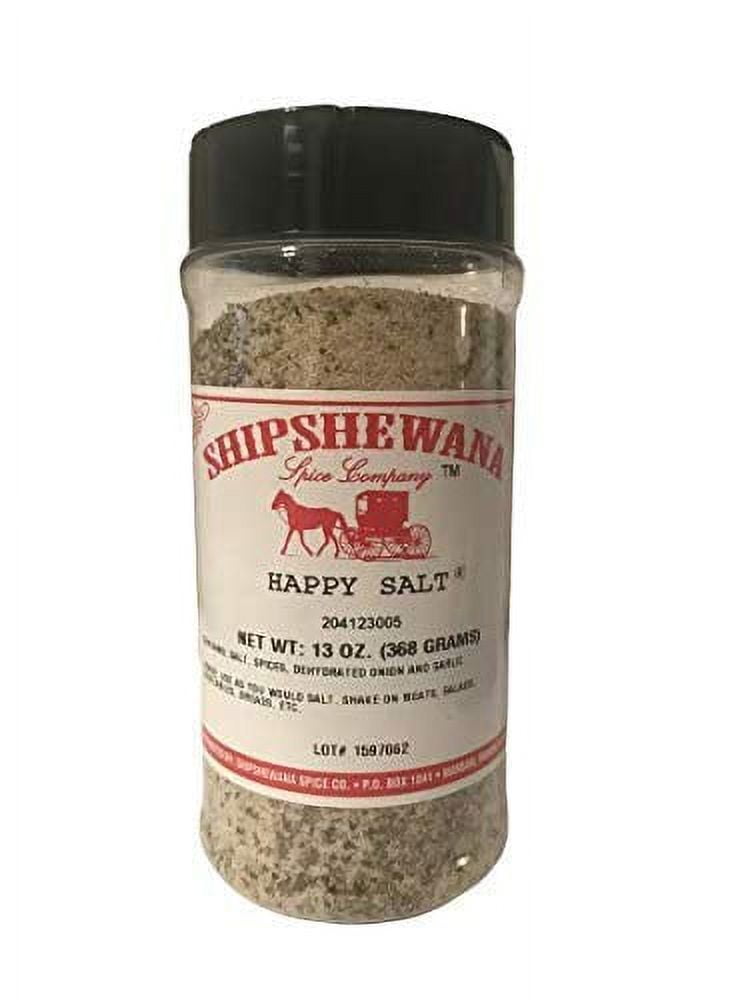 Shipshewana Spice Company Happy YPF5 Salt 13 oz Bottle - Amish Cooking ...